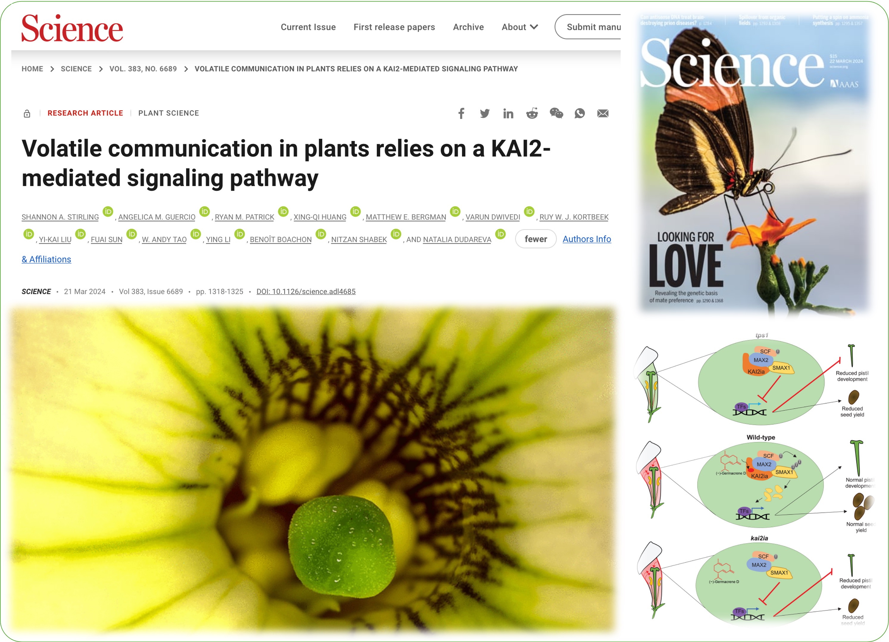 Our collaborative paper was highlighted in Nature Plants – Shabek Lab